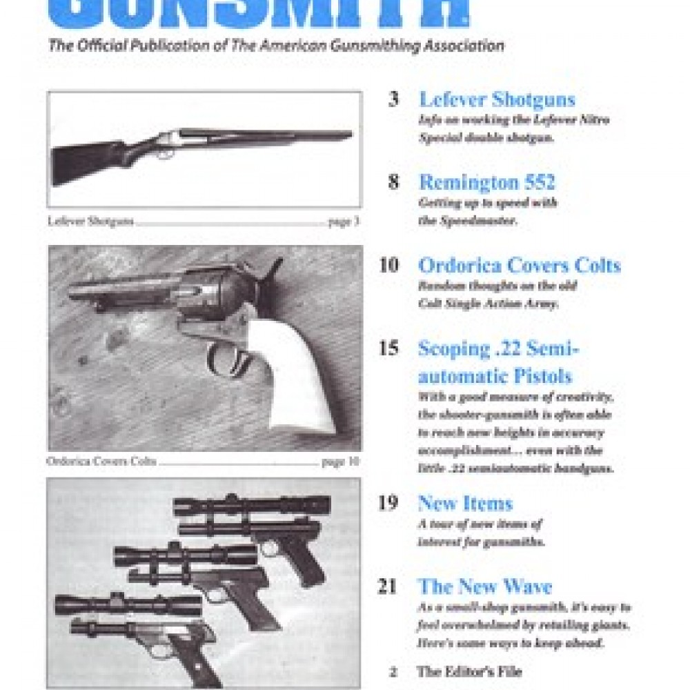American Gunsmith Magazine Subscriber Services | Renew, Cancel, or ...