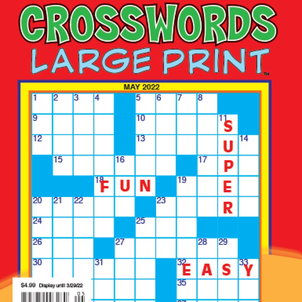 Easy Crosswords Large Print Magazine Subscriber Services | Renew ...