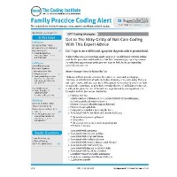 Family Practice Coding Alert Magazine Subscriber Services