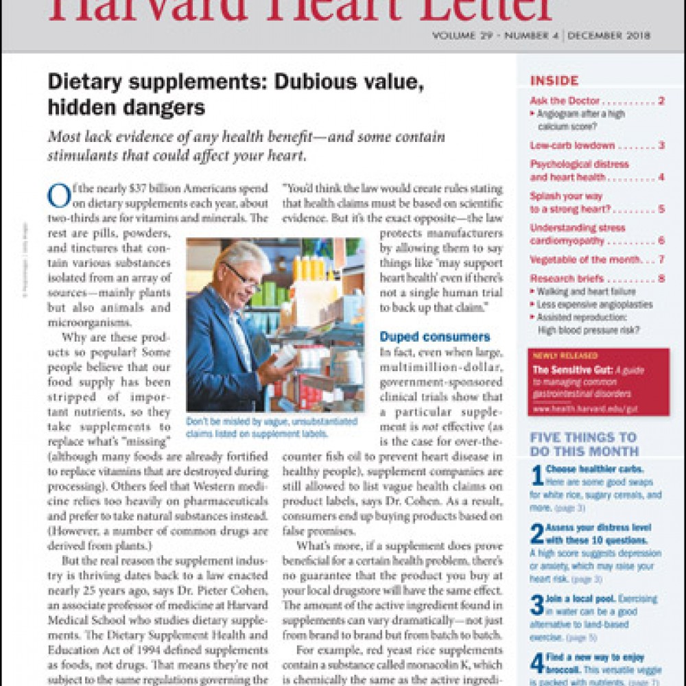 Harvard Heart Letter Magazine Subscriber Services