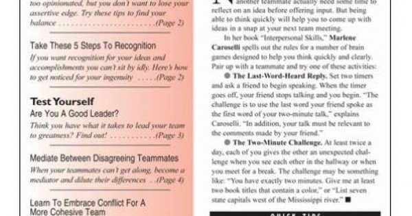 Teamwork Magazine Subscriber Services