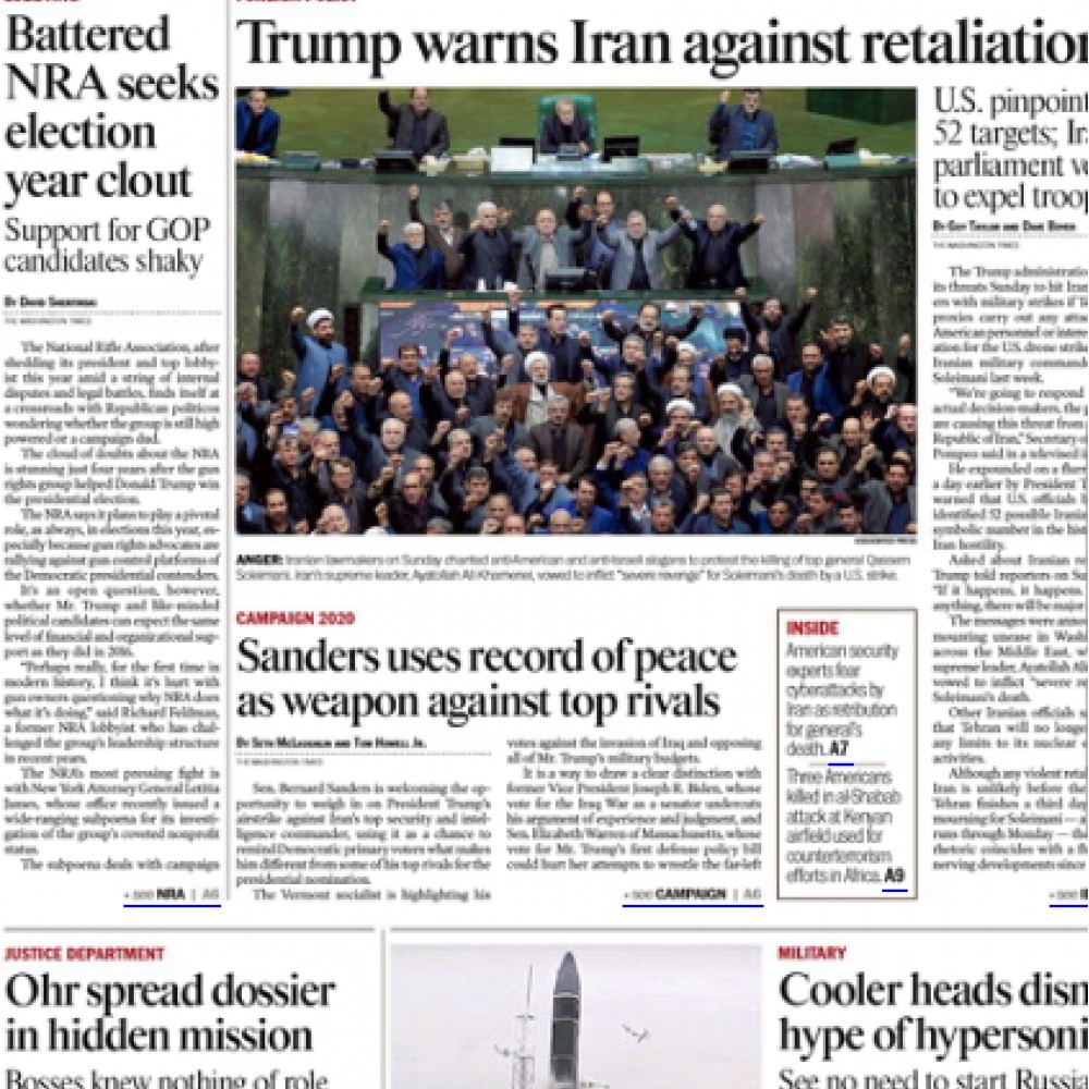 Washington Times National Weekly Edition Magazine Subscriber Services