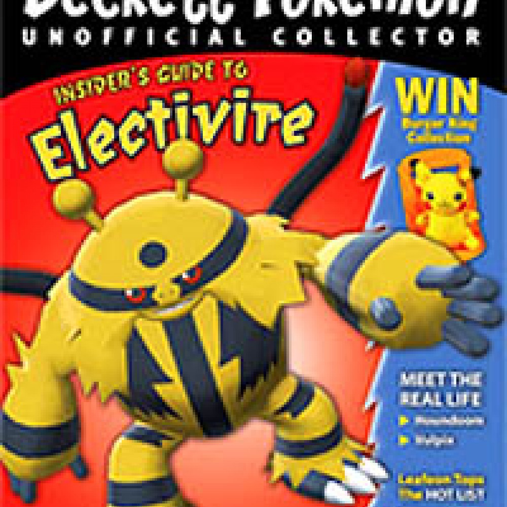 Beckett Pokemon Unofficial Collector Magazine Subscriber Services ...