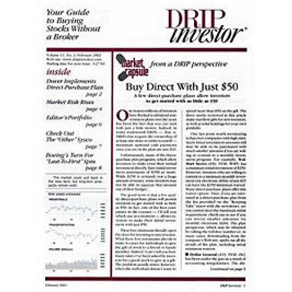 Drip Investor Magazine Subscriber Services