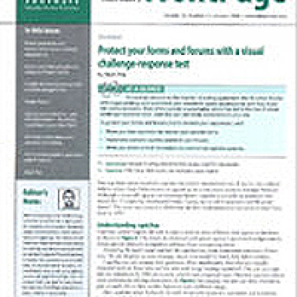 Inside Microsoft FrontPage Magazine Subscriber Services